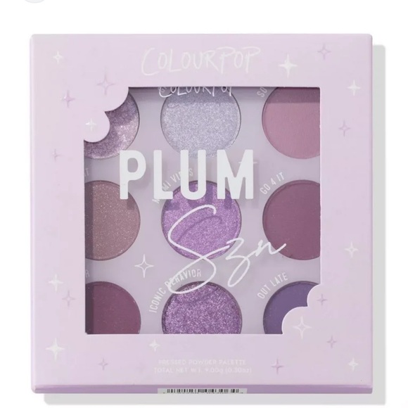 Colourpop | Makeup | New Colourpop Plum Eyeshadow Palette | Poshmark